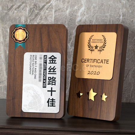 Wooden Plaque - Corporate Gifts Supplier in Malaysia - Source EC